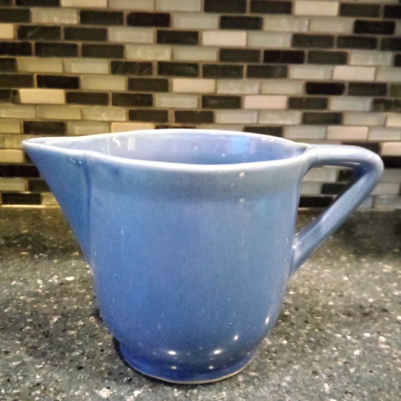 original vintage | Dining | Vintage Ceramic Blue Small Pitcher Art Deco ...